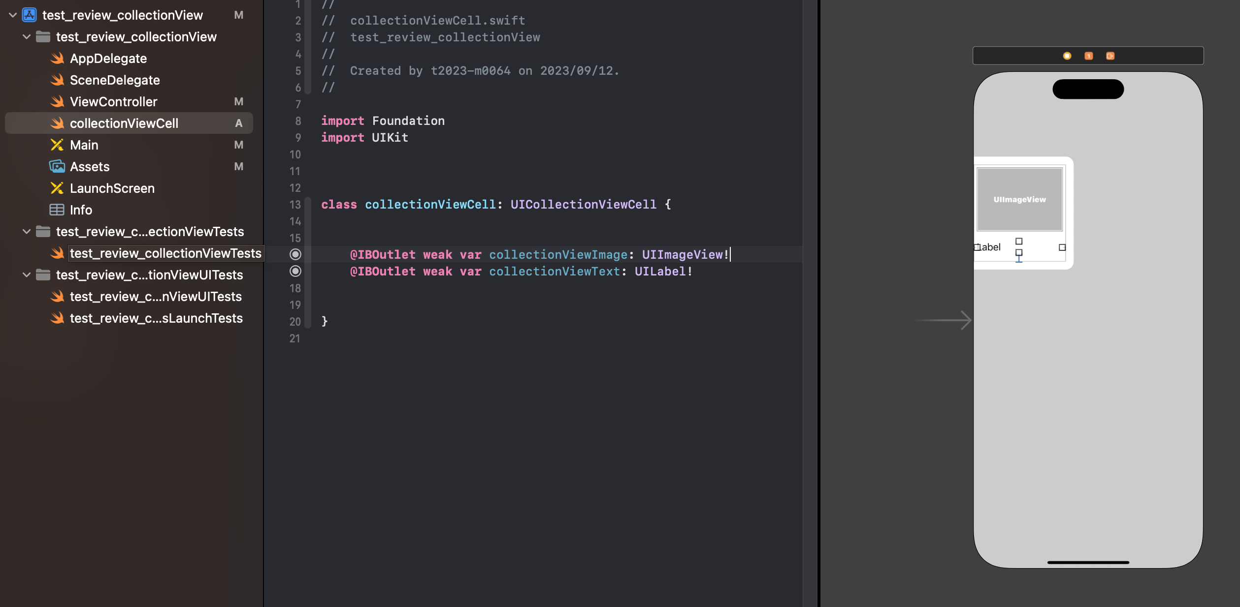 [ios_Swift] Team Project, CollectionView 구현