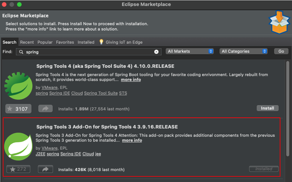이클립스 Spring 환경 구축