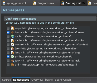 이클립스 Spring DI (XML)