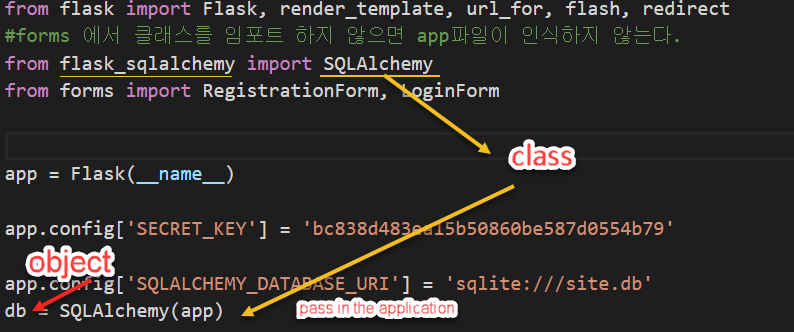 Database with Flask-SQLAlchemy