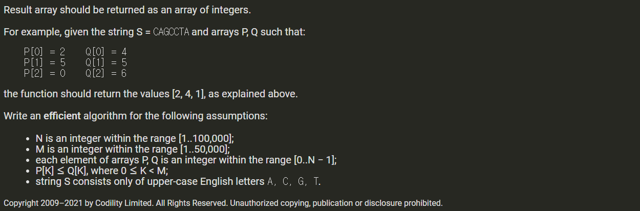 259. GenomicRangeQuery
