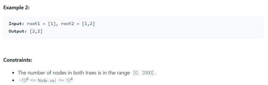 46. Merge Two Binary Trees