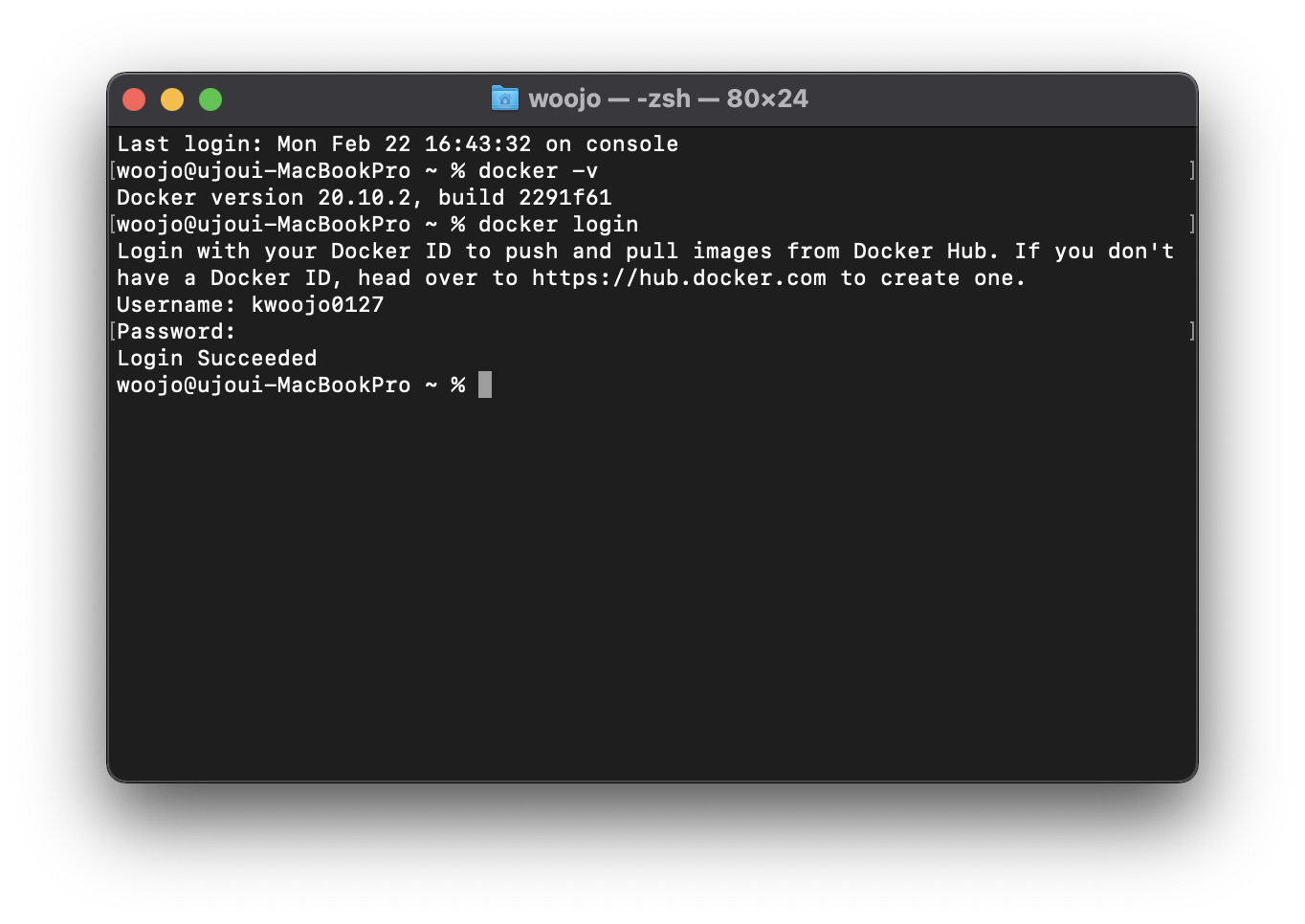 Install Docker for MacOs