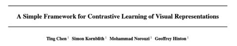 논문리뷰_SimCLR : A Simple Framework for Contrastive Learning of Visual ...