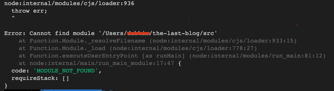 node:internal/modules/cjs/loader:936(에러잡기)