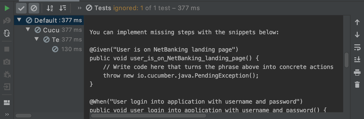 Mapping StepDefinition to feature file