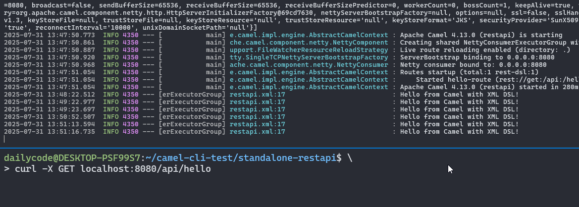 [Apache Camel] XML DSL 낙서장