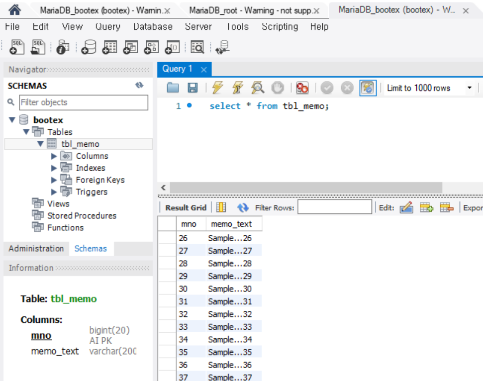 workbenchDB설치 및 세팅
