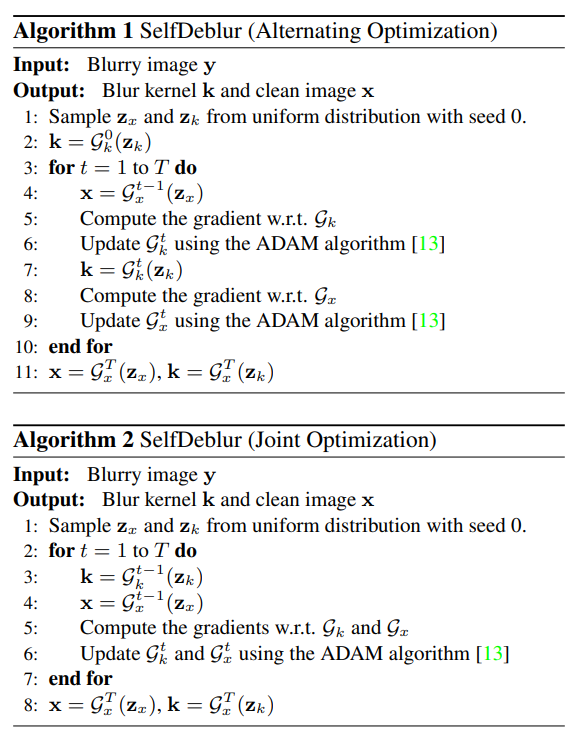 [computer Vision] Neural Blind Deconvolution Using Deep Priors