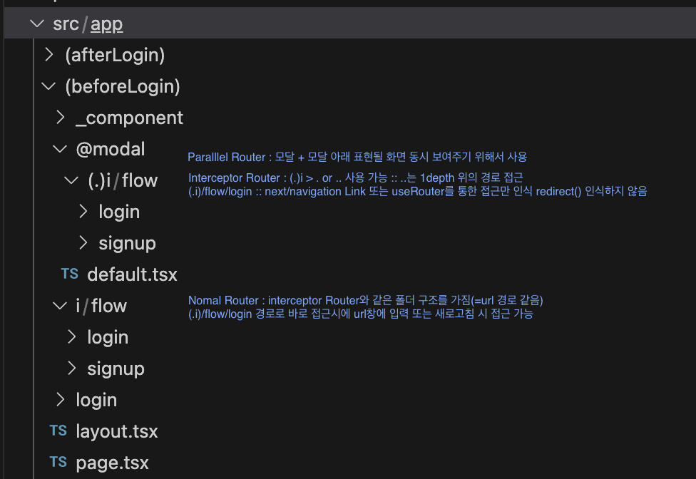 Nextjsapp Router 폴더 구조 및 폴더 종류 