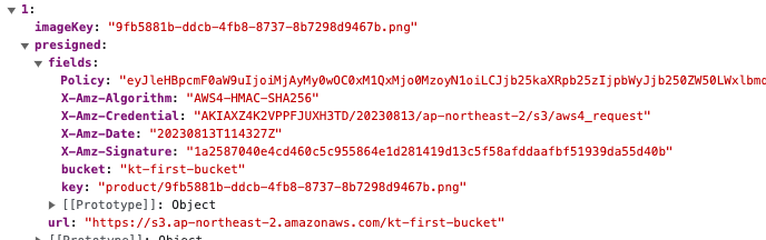S3 presigned url 을 통한 사진 업로드
