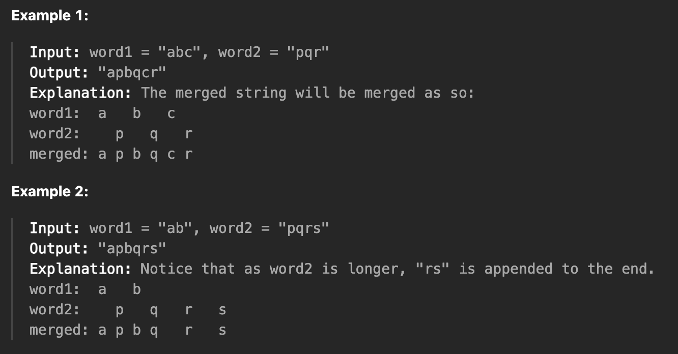 [알고리즘] LeetCode_#1768