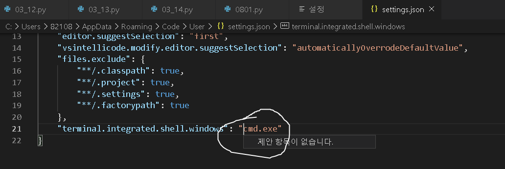 오류 Conda Conda 용어가 Cmdlet함수스크립트 파일 또는 실행할 수 있는 프로그램 이름으로 인식되지 않습니다