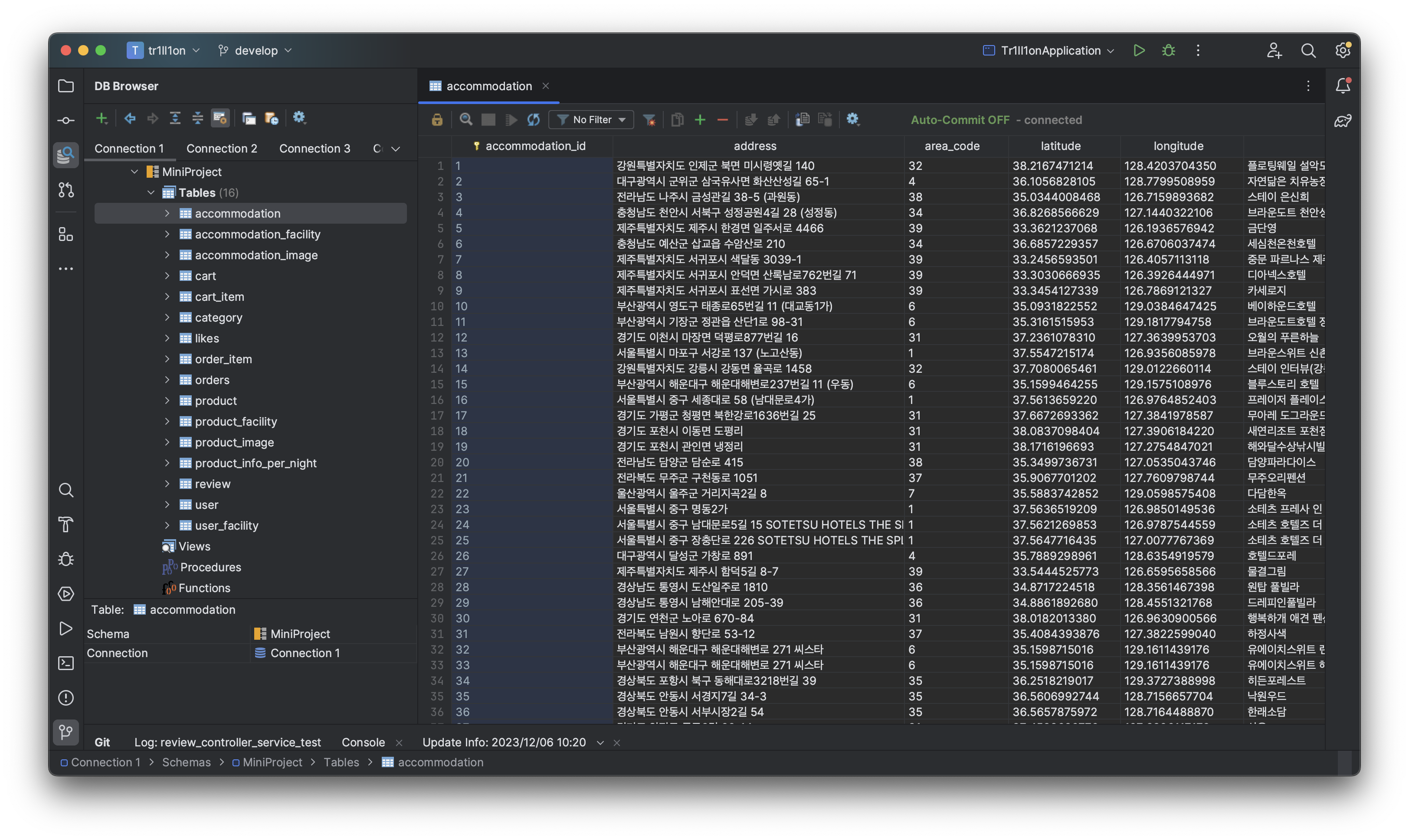 [패스트캠퍼스X야놀자 : 미니 프로젝트] 공공데이터포털 OpenAPI를 활용한 숙소 및 객실 정보 저장하기