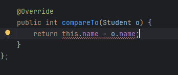 정렬 - Custom Comparator