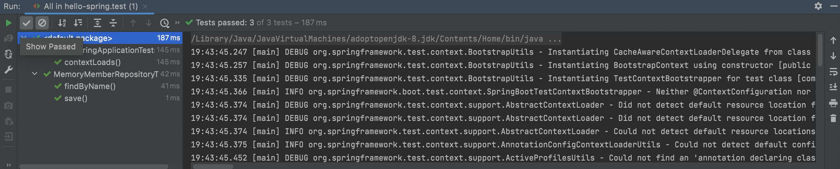 [Spring Boot] [2] 3. 회원관리 예제 - 백엔드 개발