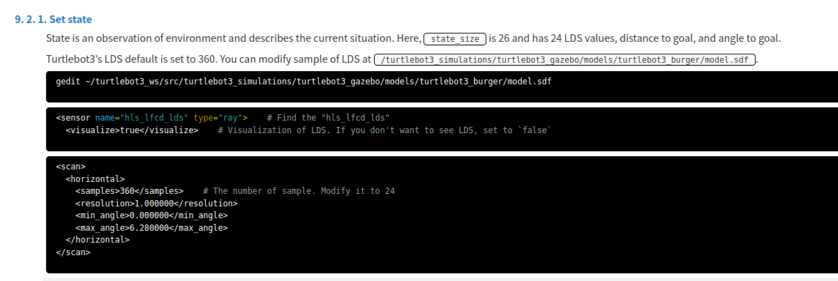 Turtlebot3를 이용한 강화학습 시뮬레이션