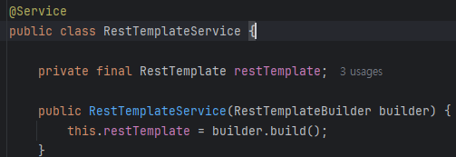 스프링 RestTemplate Get