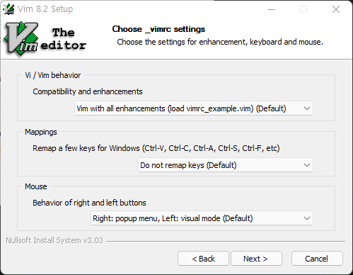 [windows vim] windows에서의 vim 설치