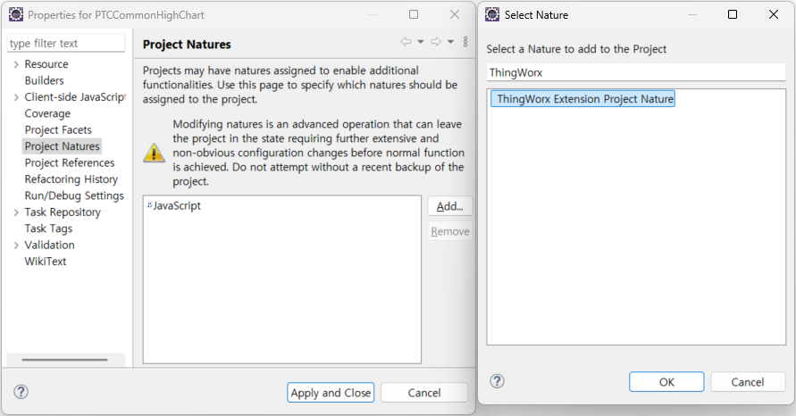 How to create custom extension in Thingworx Platform using Eclipse