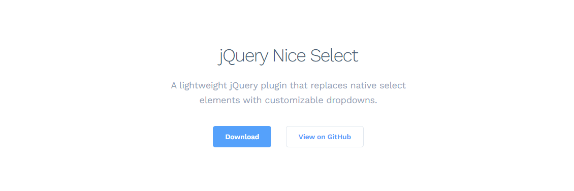jQuery Nice Select 열리는 인터렉션 변경하기, 둥글게 열리는 인터렉션