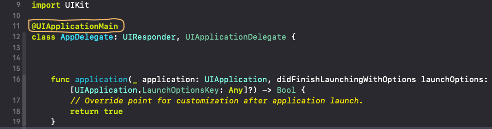 AppDelegate.swift와 UIApplicationDelegate