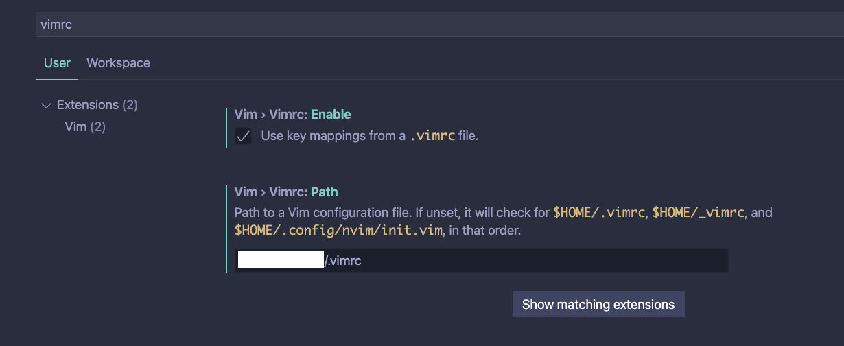 [vscode] vimrc 적용하기