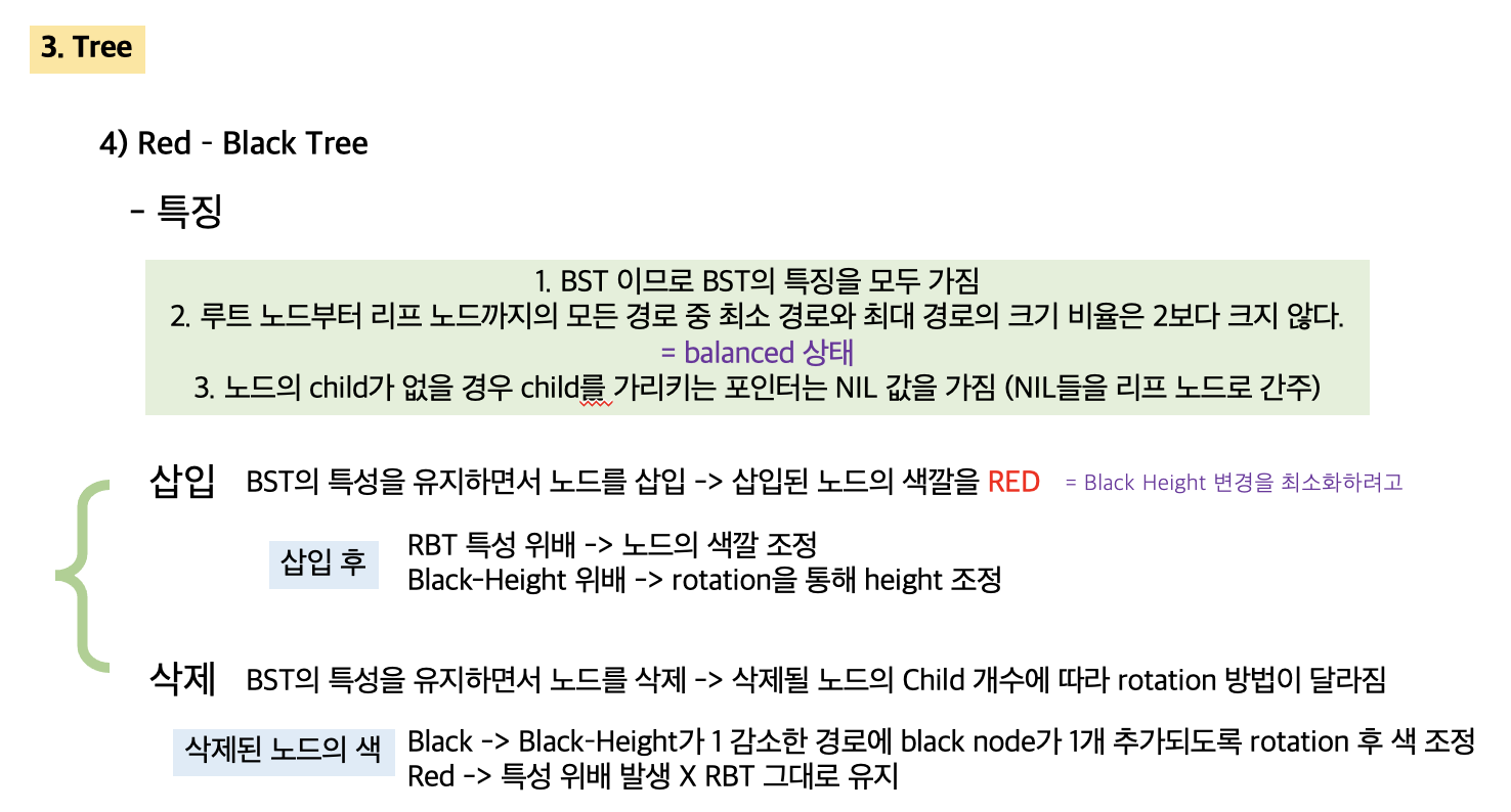 자료구조 (Tree, RBT)
