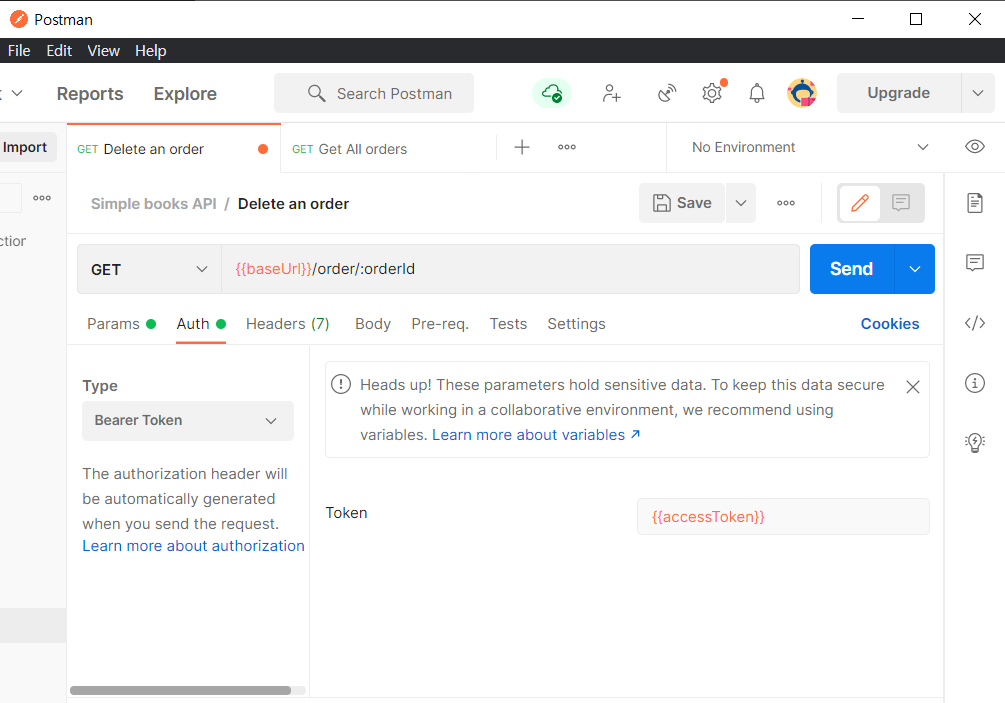 [Spring] Postman 사용 - Delete