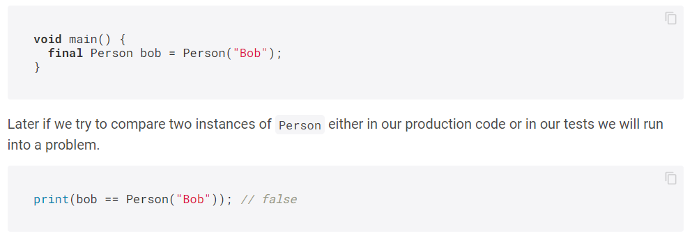 [Flutter] 플러터 Equatable를 알고보자