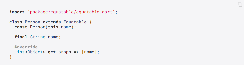 [Flutter] 플러터 Equatable를 알고보자