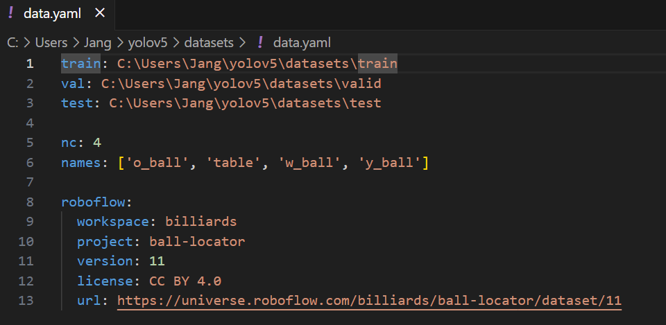 Yolov5 데이터셋 학습