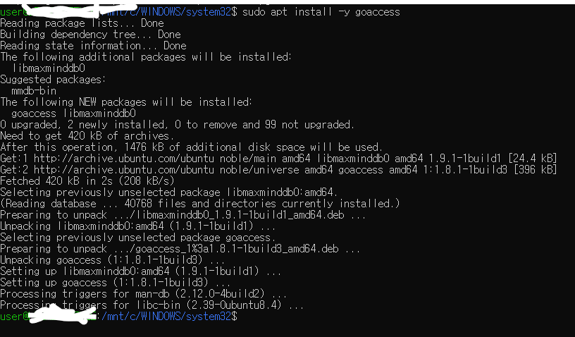 GoAccess로 Nginx 로그 분석하기