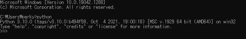 Python 설치와 환경설정 (VScode에서 파이썬 사용하기)