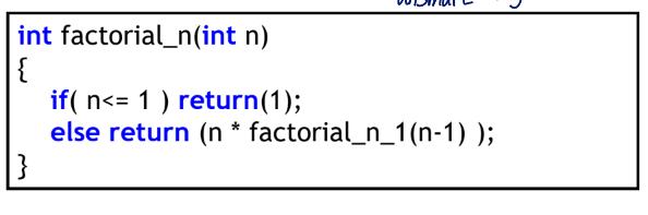 Lecture2 : Recursion