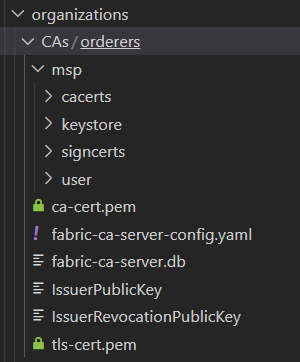 Hyperledger Fabric Network 구축 1. Orderer_CA 구축