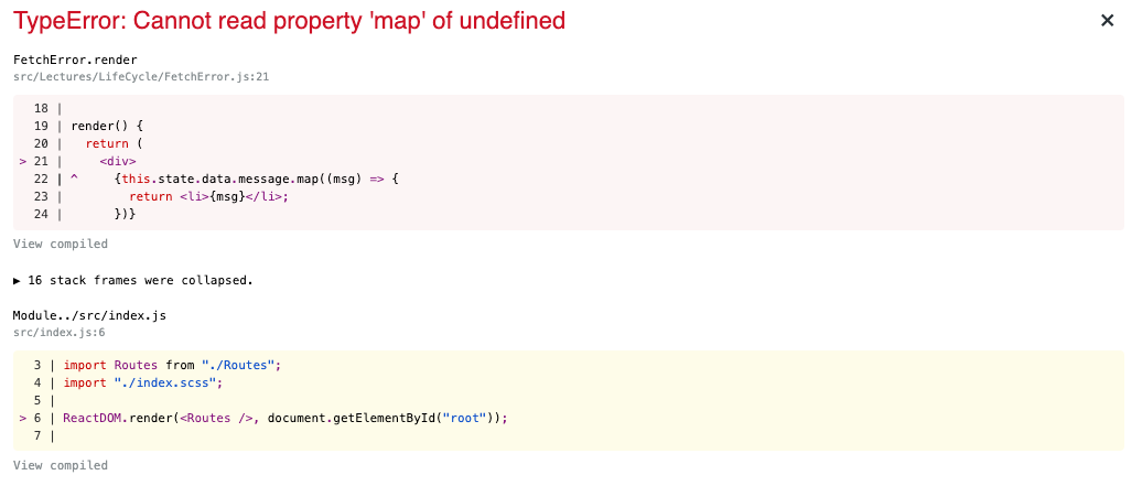 React : ) Map 사용시 TypeError