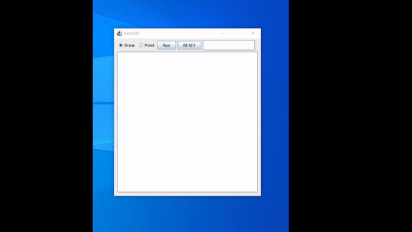 Java Gui 폴리곤 내 포인트