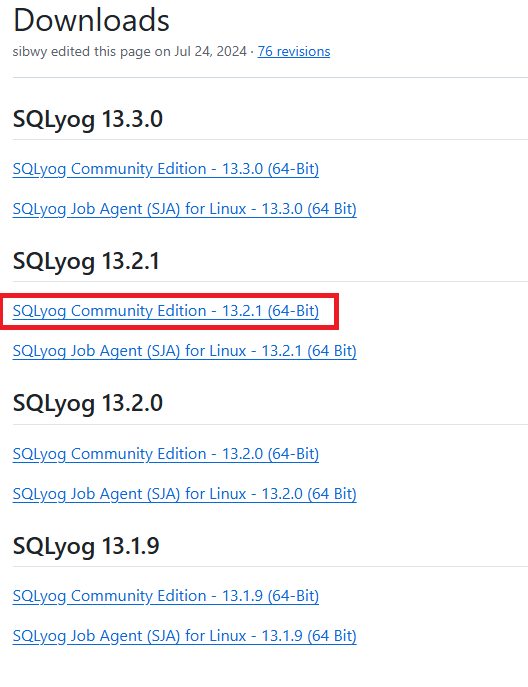 SQLyog설치 및 세팅