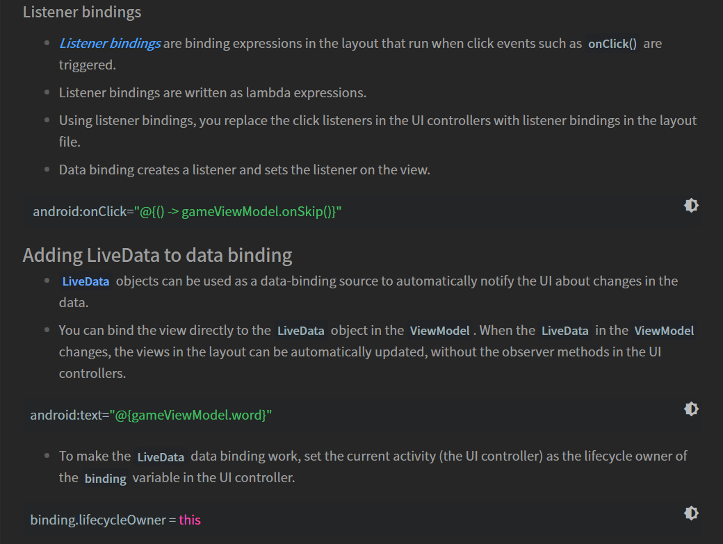 ANDROID MVVM - DATA BINDING ANDROID MVVM - DATA BINDING