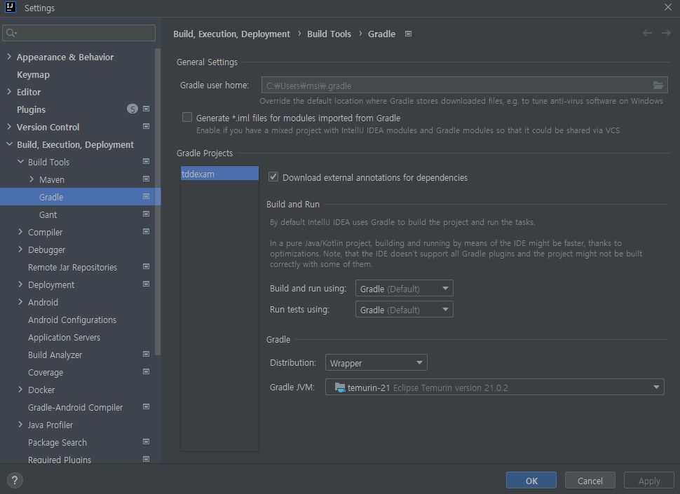 [Intellij] Unsupported class file major version 65 에러