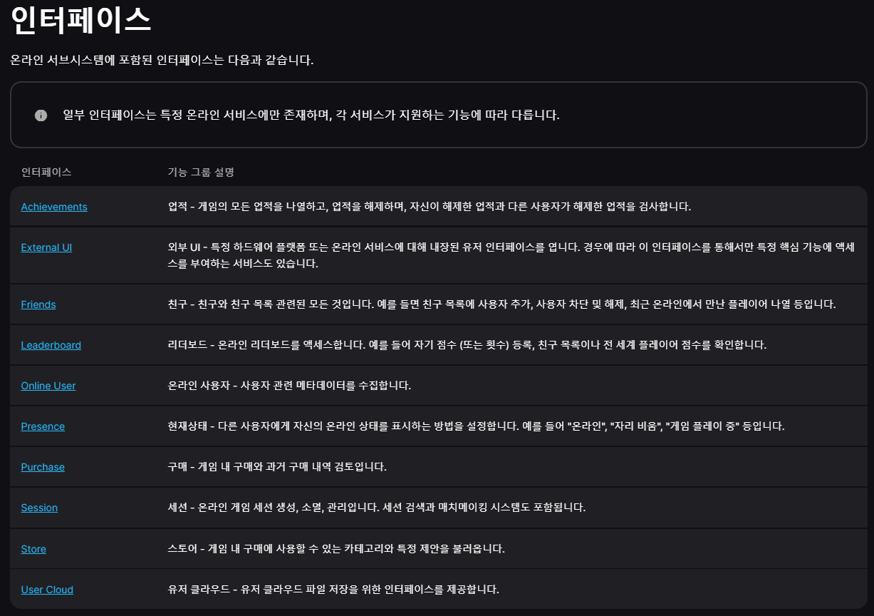 온라인 서브시스템 스팀 (Online Subsystem Steam)
