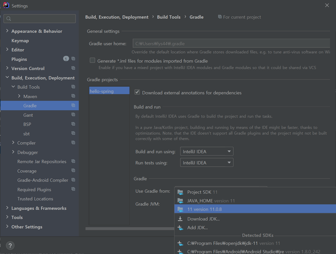 IntelliJ Finished With Non zero Exit Value 1 