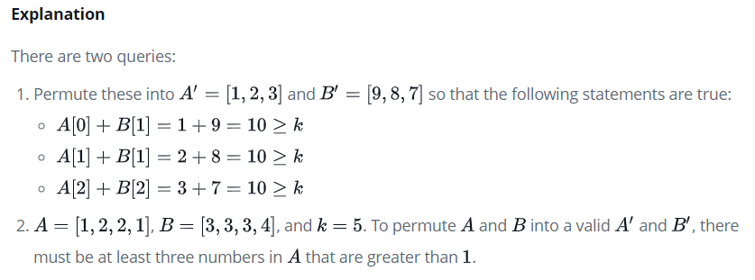Permuting Two Arrays