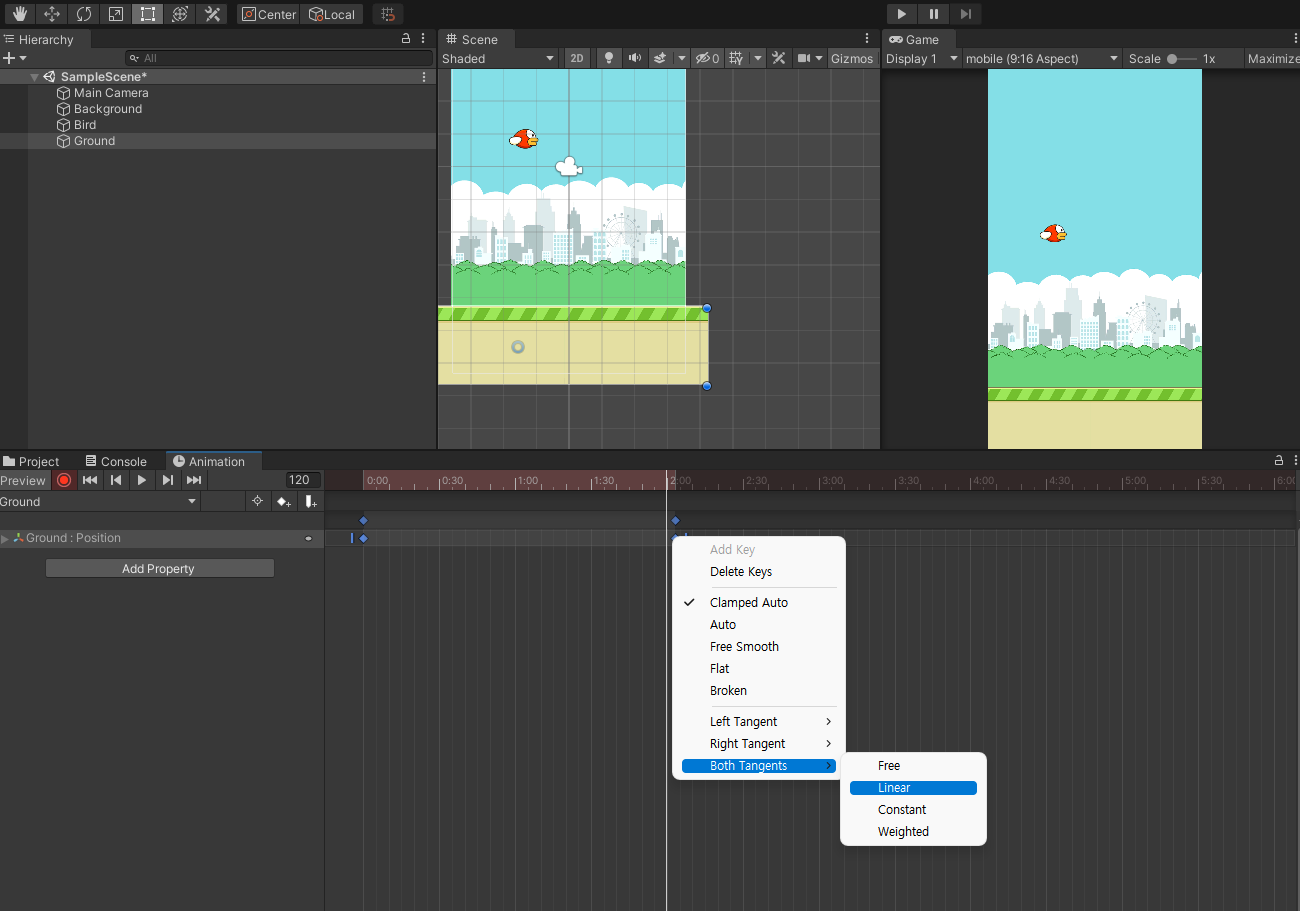Flappy Bird 만들기 - 기본 용어 정리 및 UI 구성 (3)
