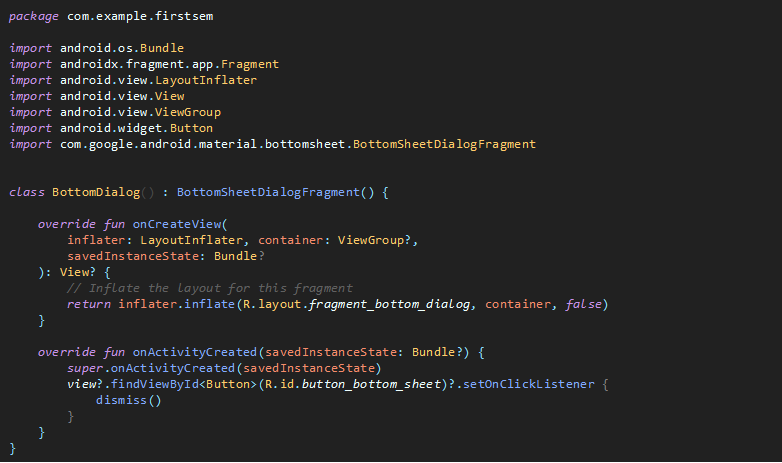 [Android] BottomSheetDialog