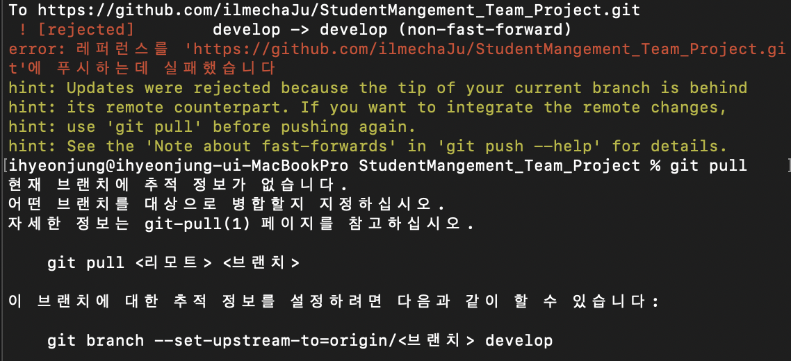 [TIL 43일차] Git(GitHub) 심화 특강 + git pull 안될 때