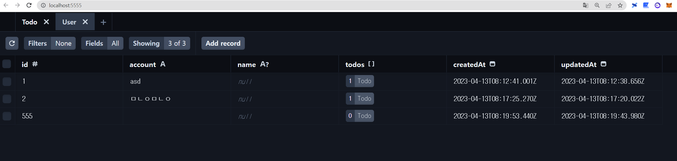 [TIL] DAY20 복습, DataBase와 backend 연결