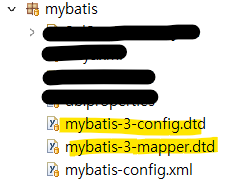 MyBatis dtd 오류 고치기