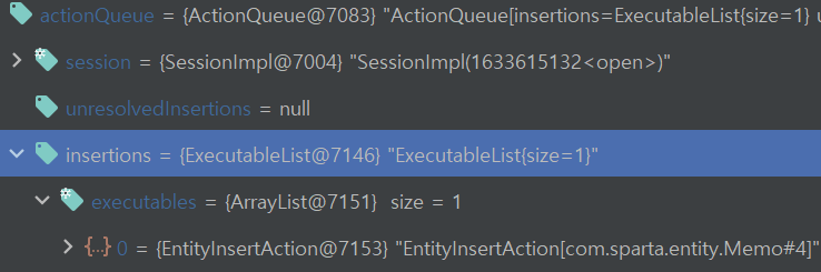 JPA flush, commit DB 반영